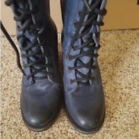 Freebird by Steven | Shoes | Free Bird Granny Boot In Navy Size6 | Poshmark